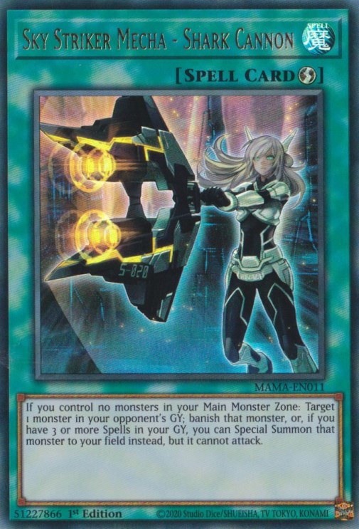 Sky Striker Mecha - Shark Cannon - Magnificent Mavens - YuGiOh
