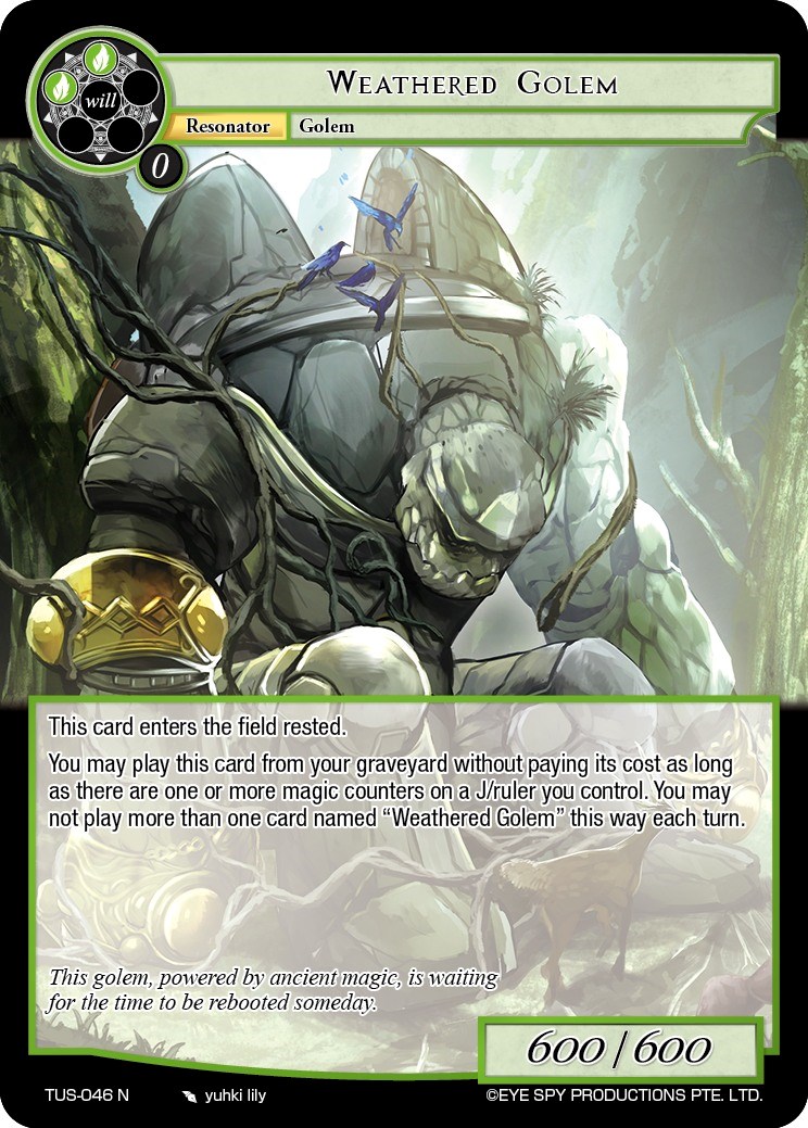 Weathered Golem - The Underworld of Secrets - Force of Will