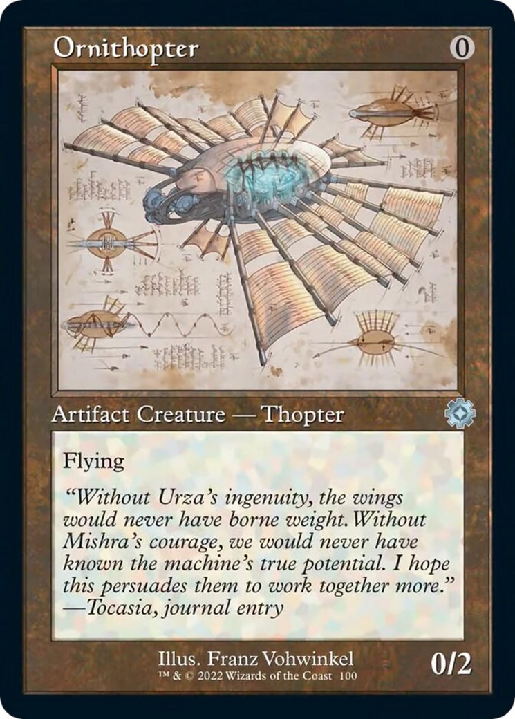 Ornithopter (Schematic) - The Brothers' War: Retro Frame Artifacts ...