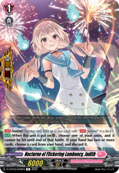 Nocturne of Flickering Lambency, Judith - D-LBT03: Lyrical Monasterio ...