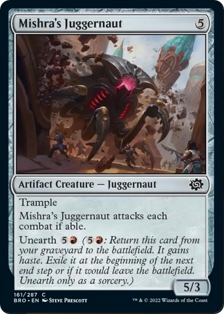 Mishra's Juggernaut - The Brothers' War - Magic: The Gathering
