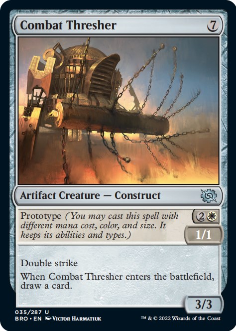 Combat Thresher - The Brothers' War - Magic: The Gathering