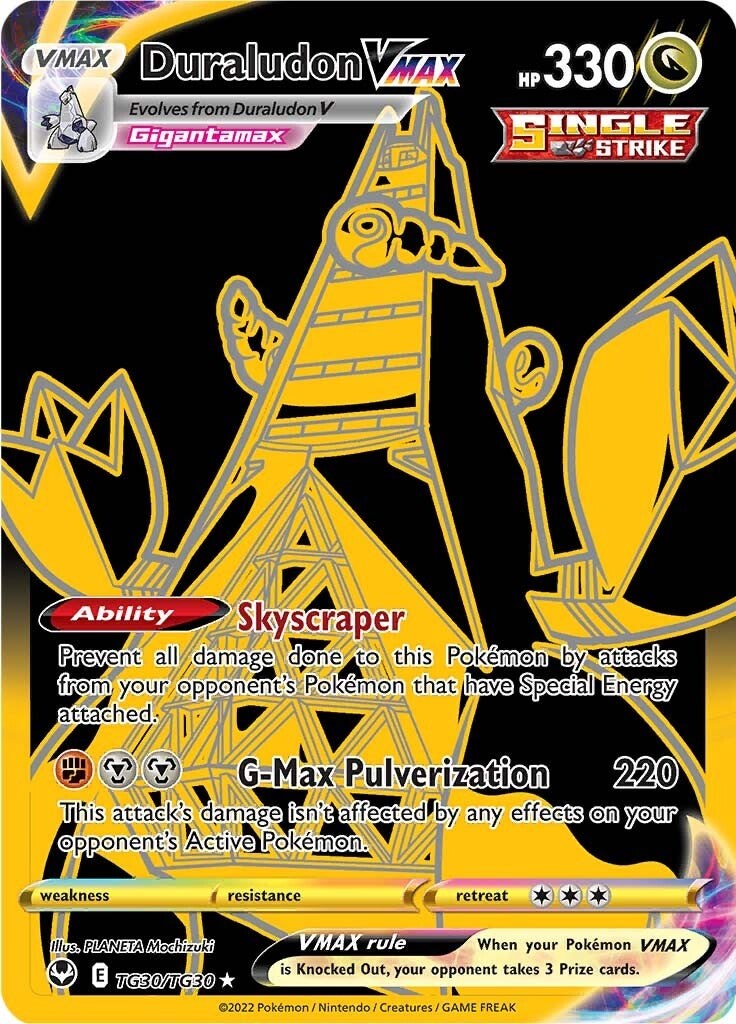 Duraludon VMAX Secret SWSH12 Silver Tempest Trainer Gallery Pokemon Duraludon VMAX Secret SWSH12 Silver Tempest Trainer Gallery Pokemon