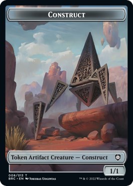 Construct (008) // Goat Double-sided Token - Commander: The Brothers ...