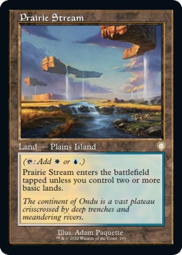 Prairie Stream (Retro Frame) - Commander: The Brothers' War - Magic ...