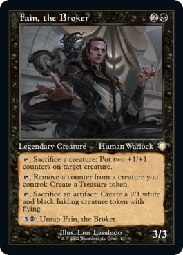 Fain, the Broker (Retro Frame) - Commander: The Brothers' War - Magic ...
