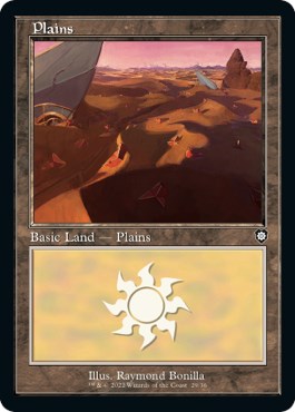 Plains (29) (Retro Frame) - Commander: The Brothers' War - Magic: The ...