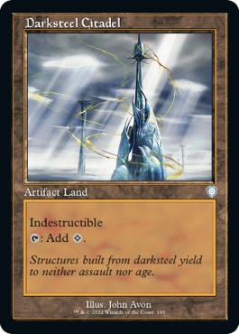 Darksteel Citadel (Retro Frame) - Commander: The Brothers' War - Magic ...