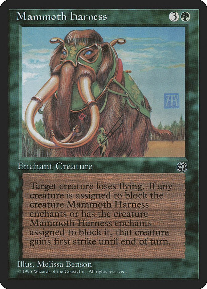 Mammoth Harness - Homelands - Magic: The Gathering