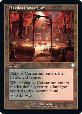 Rakdos Carnarium (Retro Frame) - Commander: The Brothers' War - Magic ...