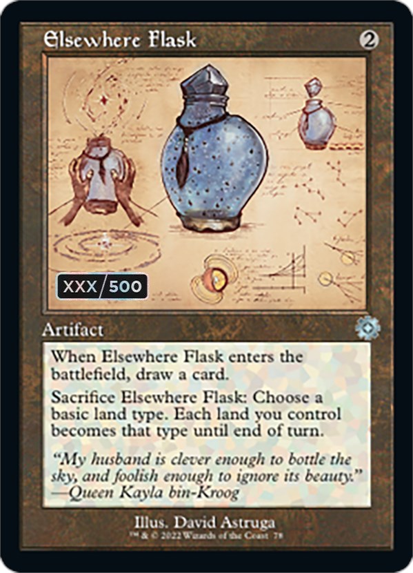 Elsewhere Flask (Schematic) (Serial Numbered) - The Brothers' War ...