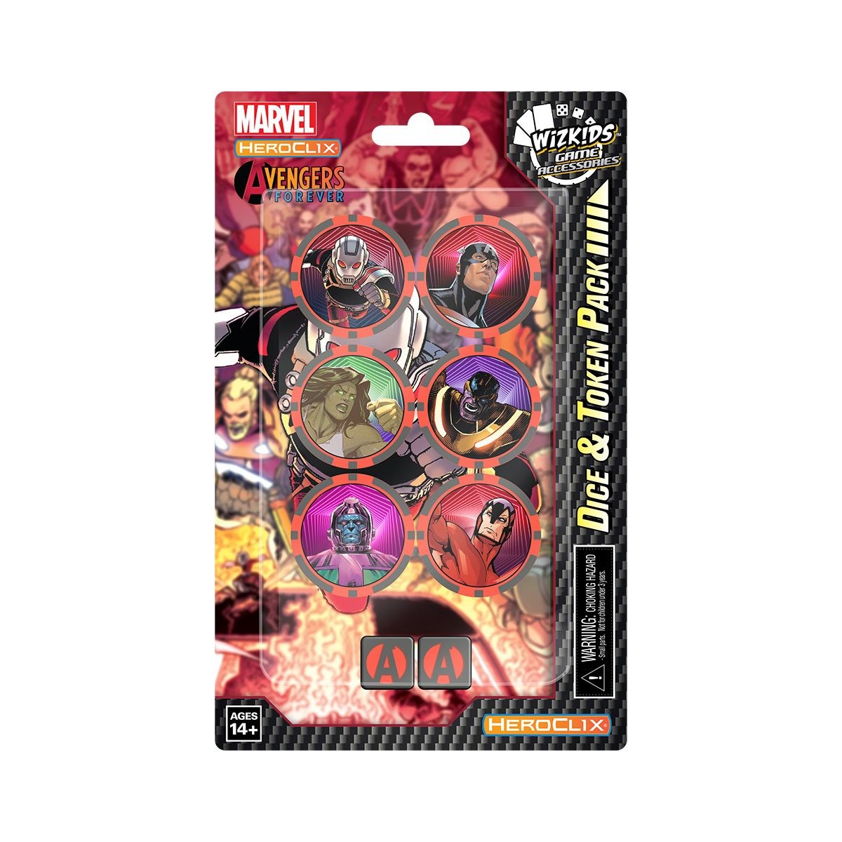 Avengers Forever Ant-Man Dice & Token Pack - Avengers Forever - Heroclix