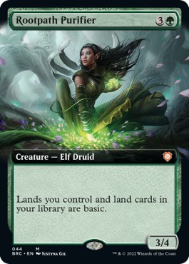 Rootpath Purifier (Extended Art) - Commander: The Brothers' War - Magic ...
