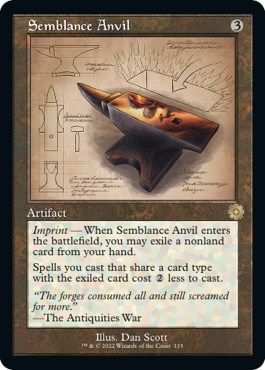 Semblance Anvil (Schematic) - The Brothers' War: Retro Frame Artifacts ...