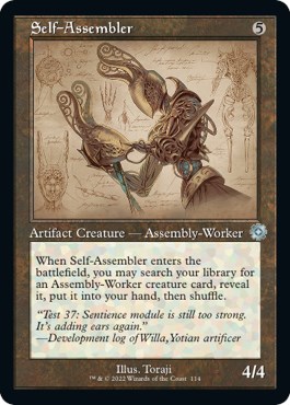 Self-Assembler (Schematic) - The Brothers' War: Retro Frame Artifacts ...
