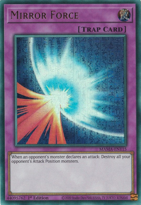 Mirror Force (Ultra Pharaoh's Rare) - Magnificent Mavens - YuGiOh