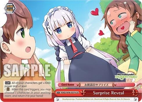 Surprise Reveal - Miss Kobayashi's Dragon Maid - Weiss Schwarz