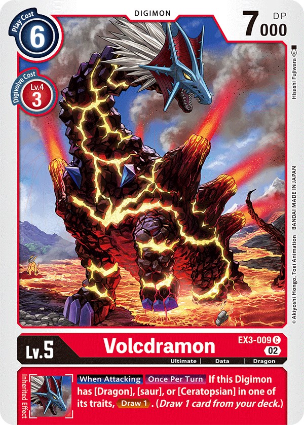 Volcdramon - Draconic Roar - Digimon Card Game