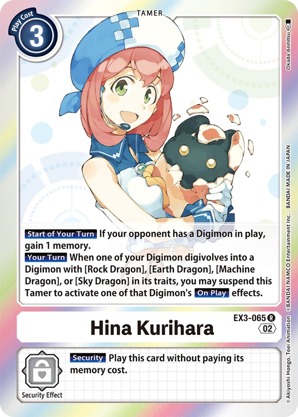 Hina Kurihara - Draconic Roar - Digimon Card Game