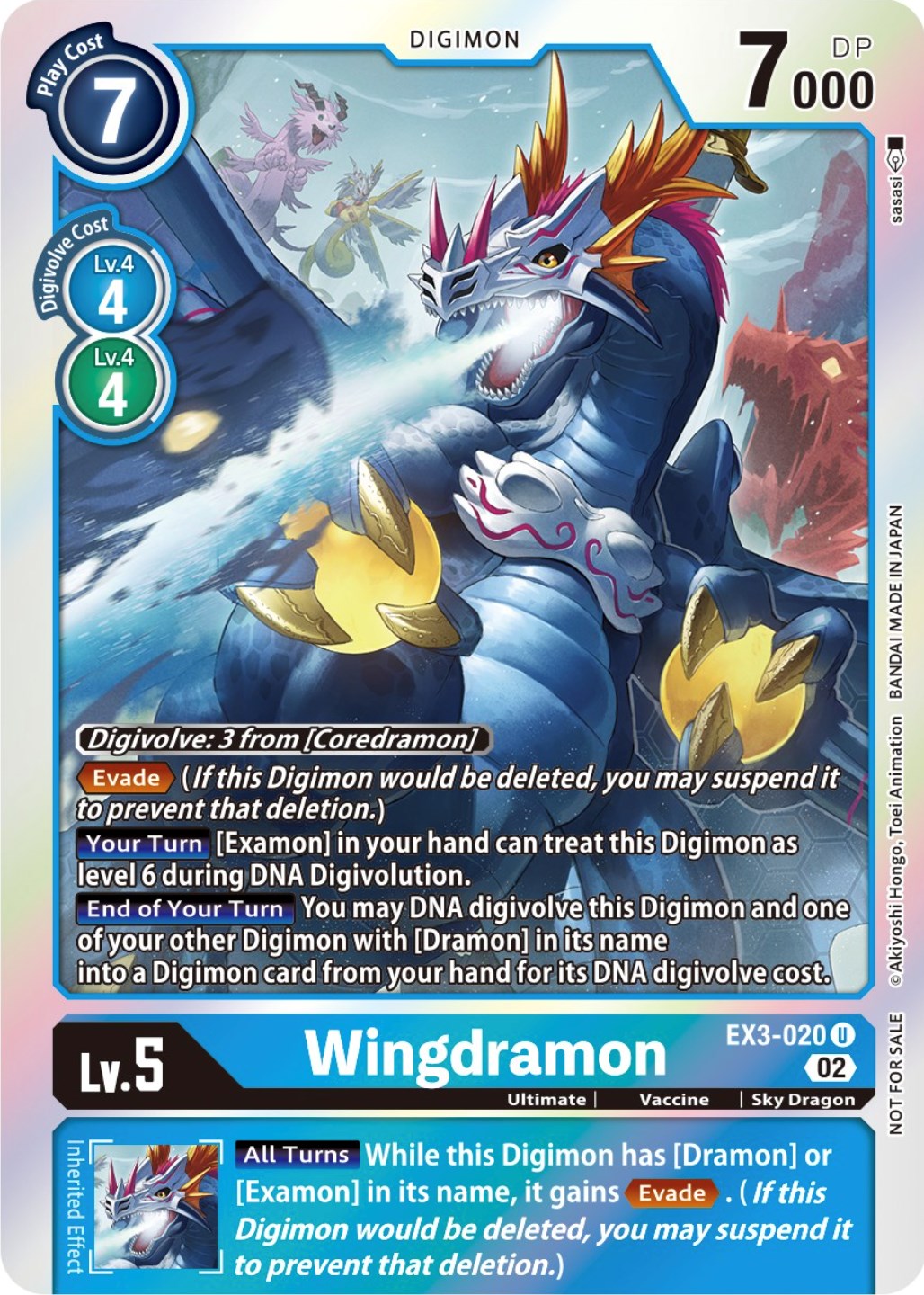 Wingdramon (Box Topper) - Draconic Roar - Digimon Card Game