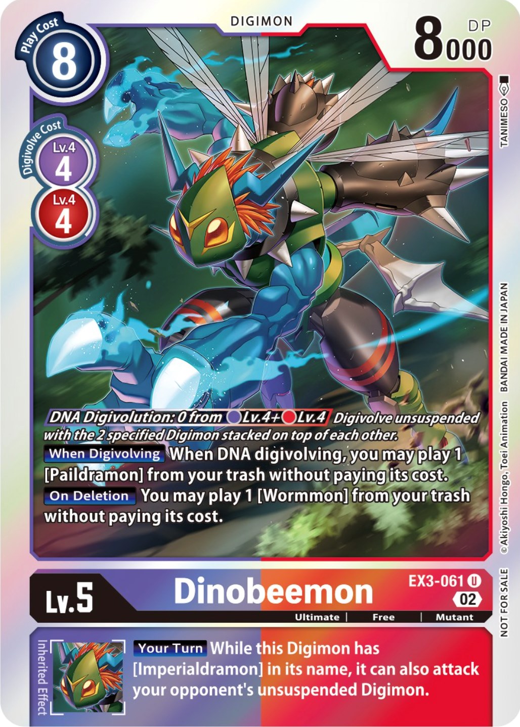 Dinobeemon (Box Topper) - Draconic Roar - Digimon Card Game