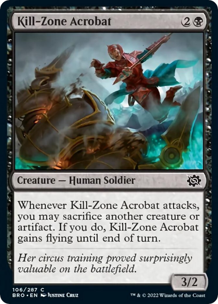 Kill-Zone Acrobat - The Brothers' War - Magic: The Gathering