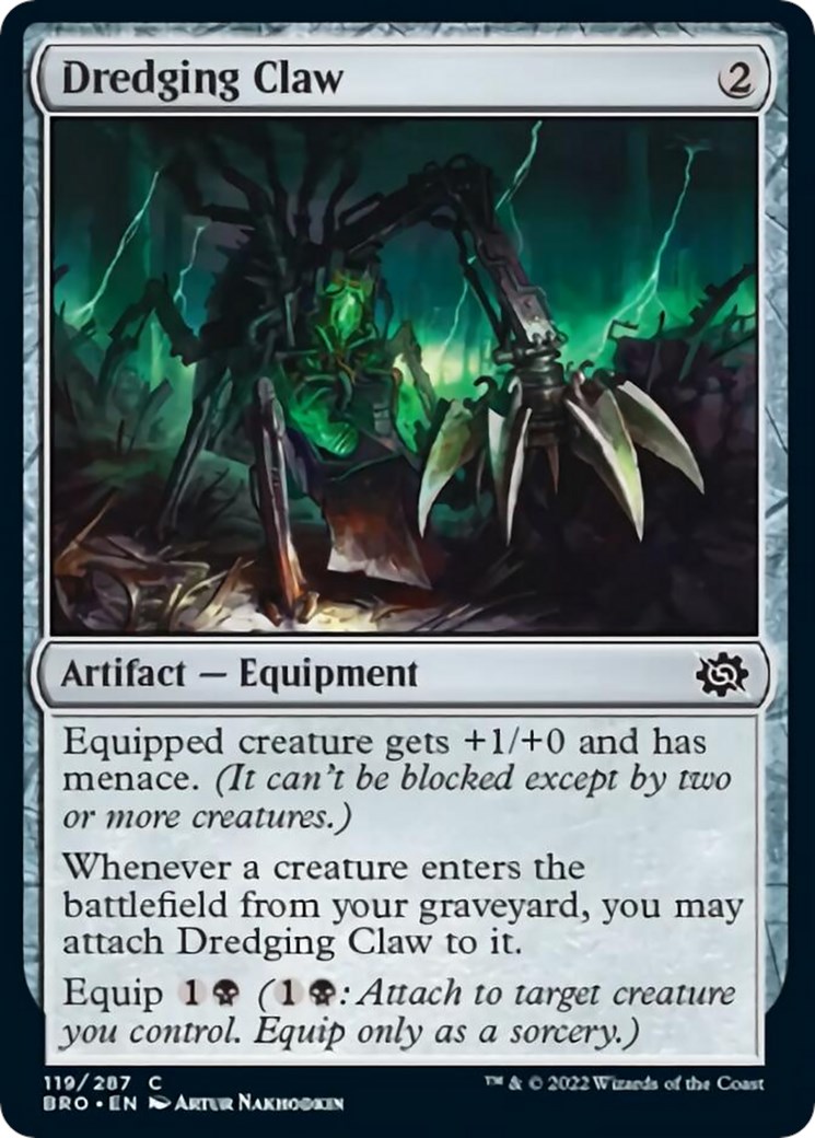 Dredging Claw - The Brothers' War - Magic: The Gathering