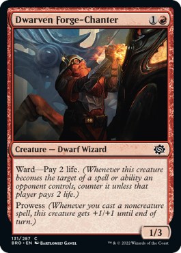 Dwarven Forge-Chanter - The Brothers' War - Magic: The Gathering