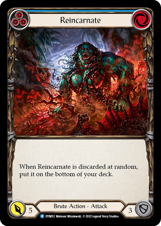 Reincarnate (Blue) - Dynasty - Flesh and Blood TCG