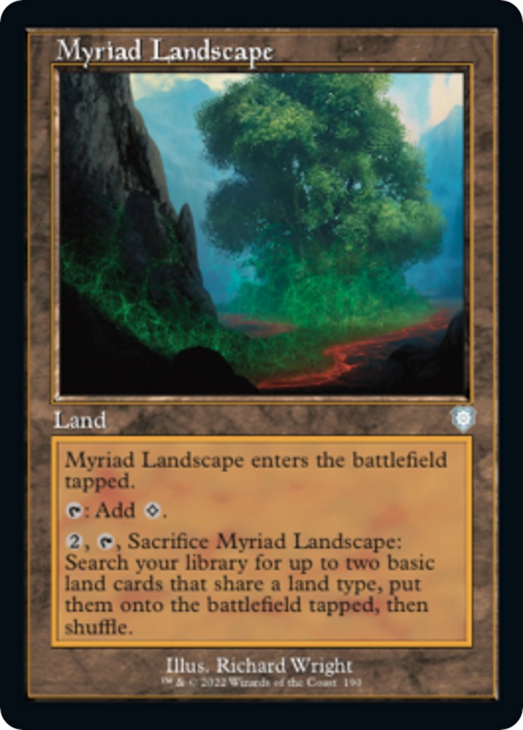 Myriad Landscape (Retro Frame) - Commander: The Brothers' War - Magic ...
