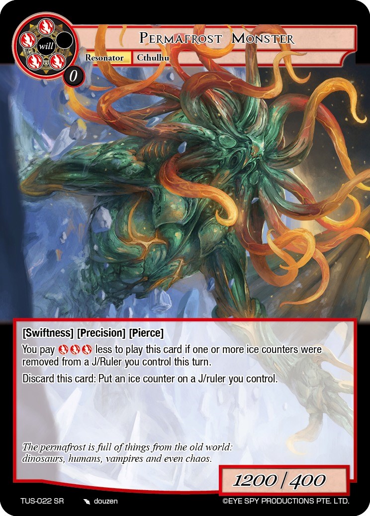 Permafrost Monster - The Underworld of Secrets - Force of Will