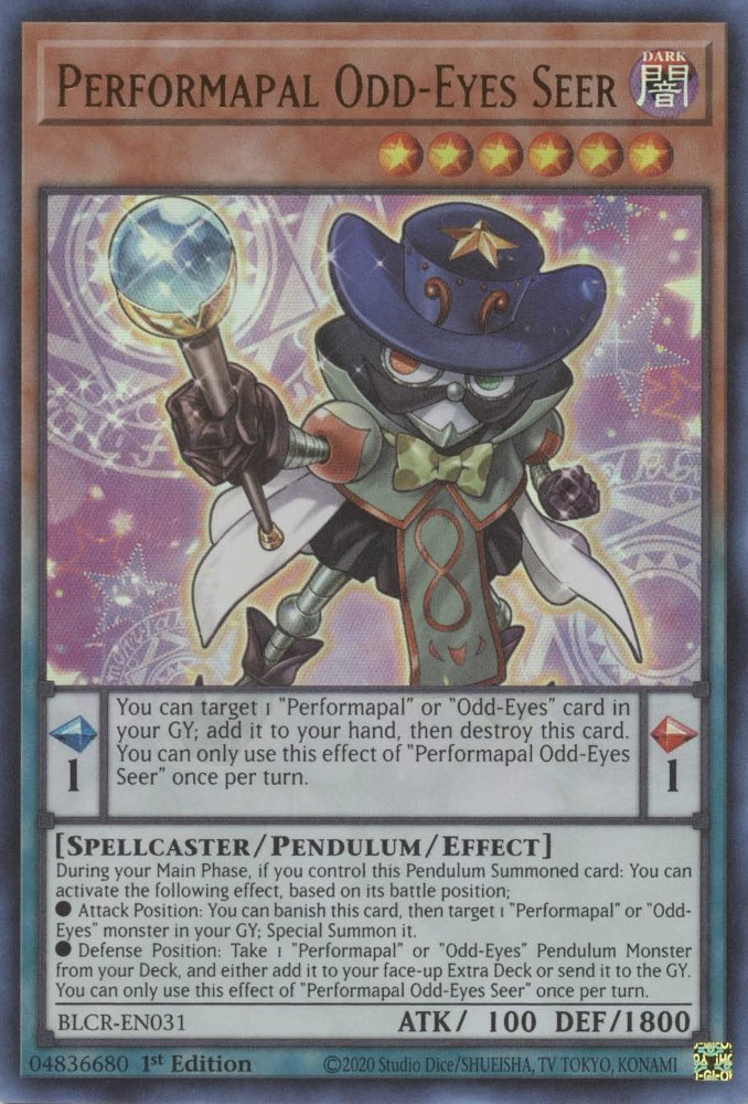 Performapal Odd-Eyes Seer - Battles of Legend: Crystal Revenge - YuGiOh