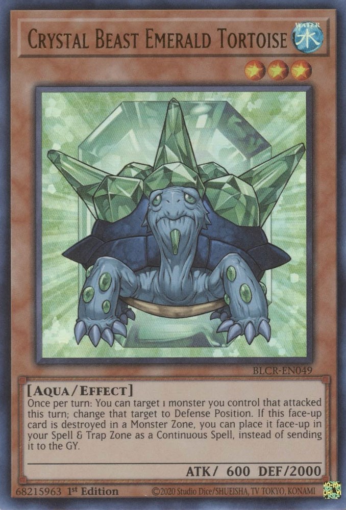 Crystal Beast Emerald Tortoise - Battles of Legend: Crystal Revenge ...