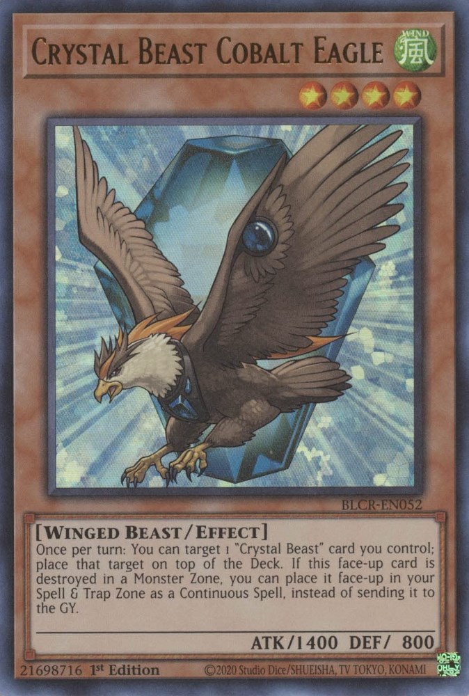 Crystal Beast Cobalt Eagle - Battles of Legend: Crystal Revenge - YuGiOh