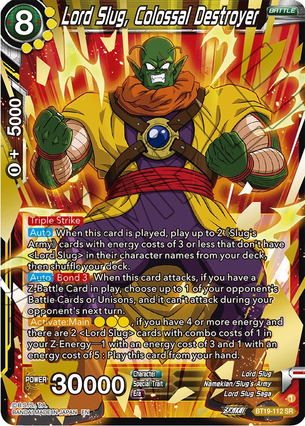 Lord Slug, Colossal Destroyer - Fighter's Ambition - Dragon Ball Super ...