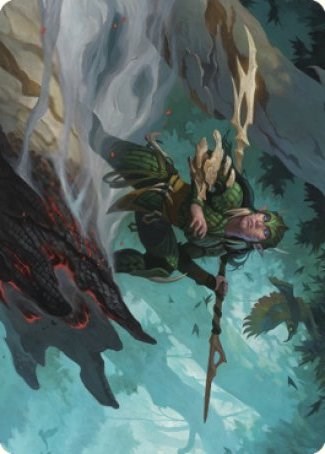 Gwenna, Eyes of Gaea Art Card - Art Series: The Brothers' War - Magic ...