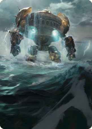 Island Art Card - Art Series: The Brothers' War - Magic: The Gathering