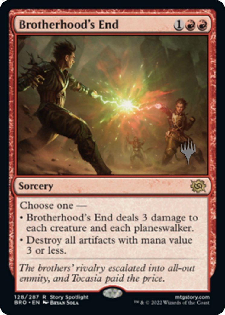 Brotherhood's End - Promo Pack: The Brothers' War - Magic: The Gathering