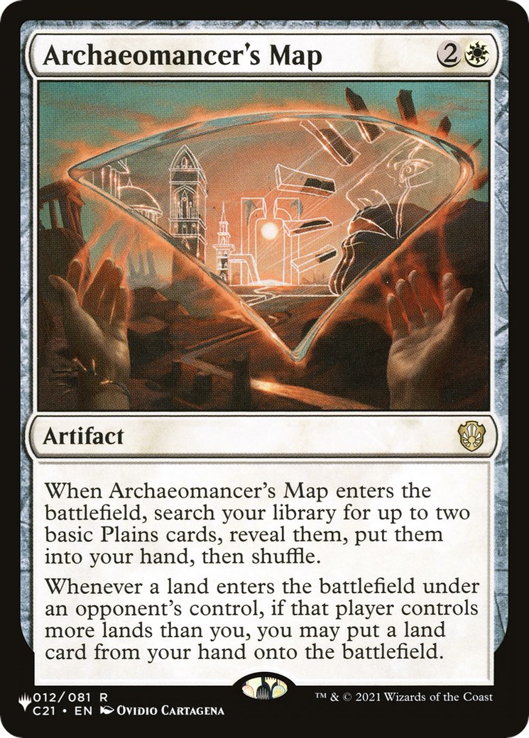 Archaeomancer's Map - The List Reprints - Magic: The Gathering