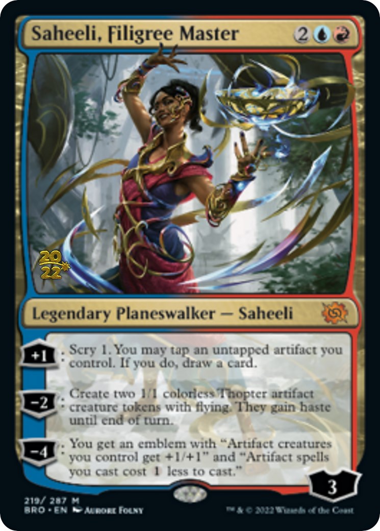 Saheeli, Filigree Master - Prerelease Cards - Magic: The Gathering