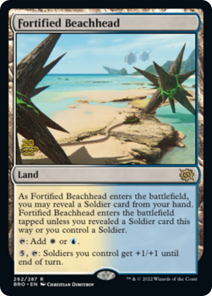 Fortified Beachhead - Prerelease Cards - Magic: The Gathering