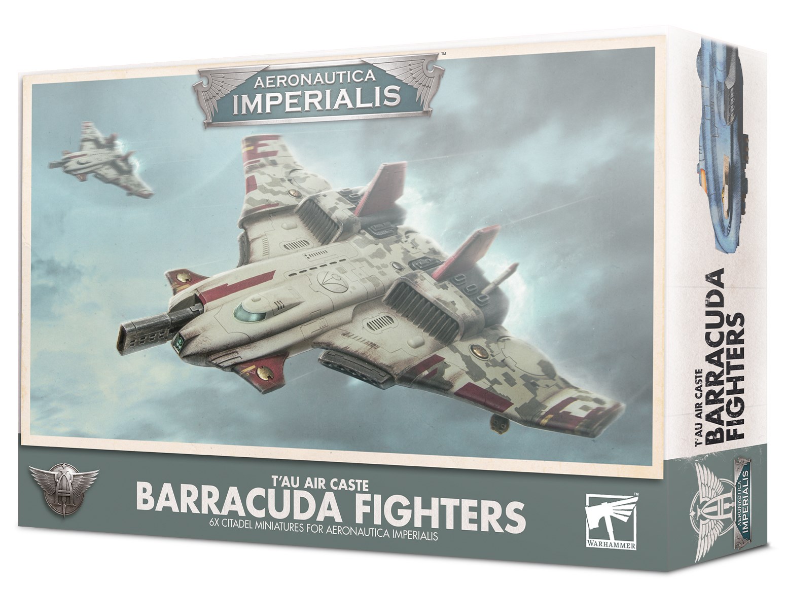 Aeronautica Imperialis - T'au Air Caste Barracuda Fighters - Warhammer ...