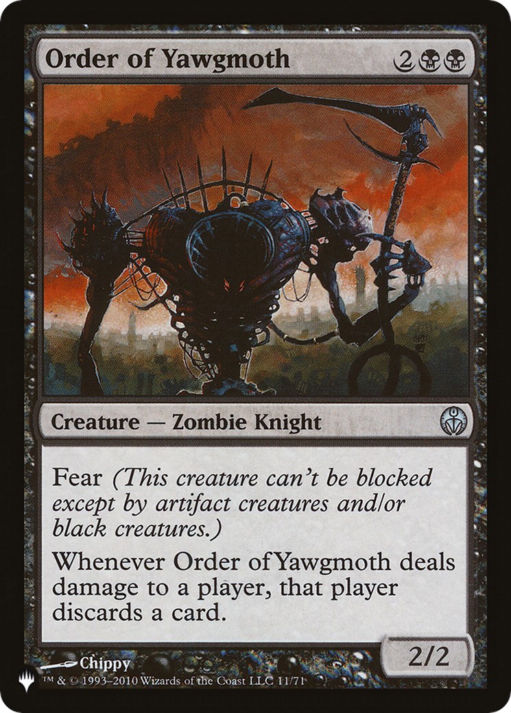 Order of Yawgmoth - The List Reprints - Magic: The Gathering