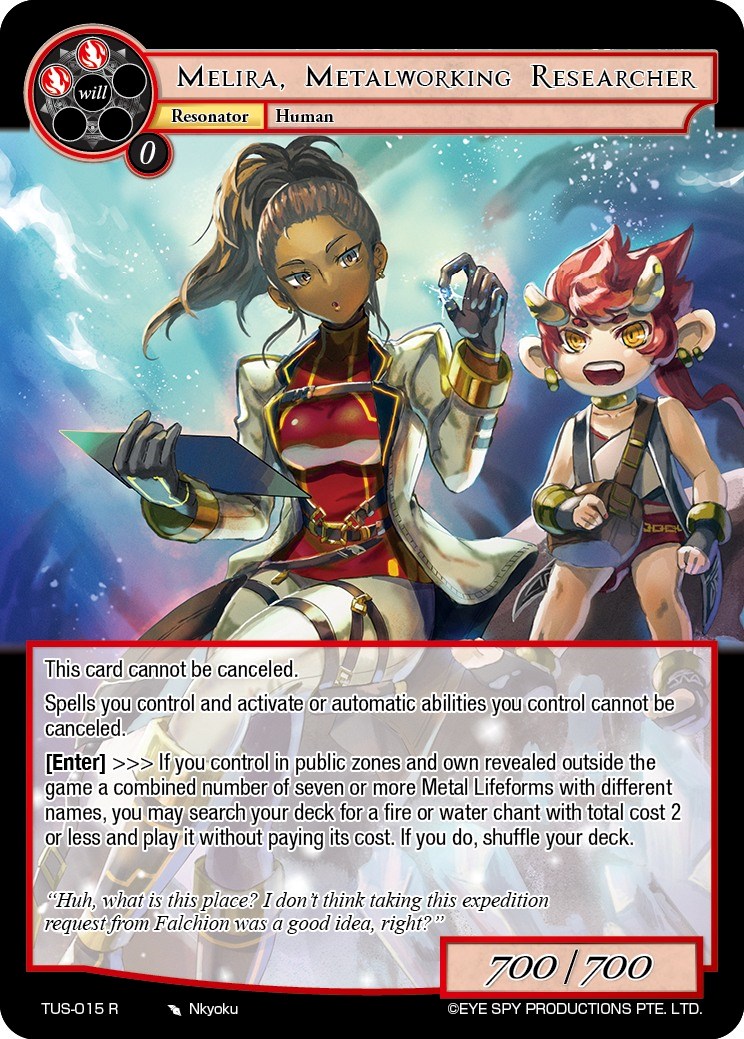 Melira, Metalworking Researcher - The Underworld of Secrets - Force of Will