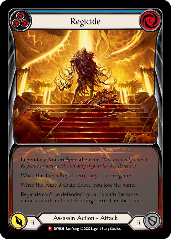 Regicide (Extended Art) - Dynasty - Flesh and Blood TCG