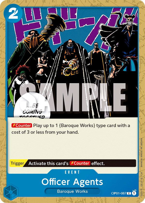 Officer Agents - Romance Dawn - One Piece Card Game