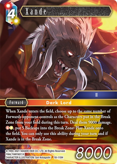 Xande - Resurgence of Power - Final Fantasy TCG