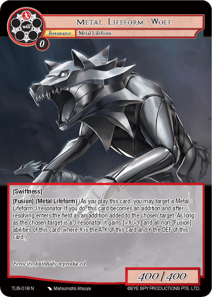 Metal Lifeform: Wolf - The Underworld of Secrets - Force of Will