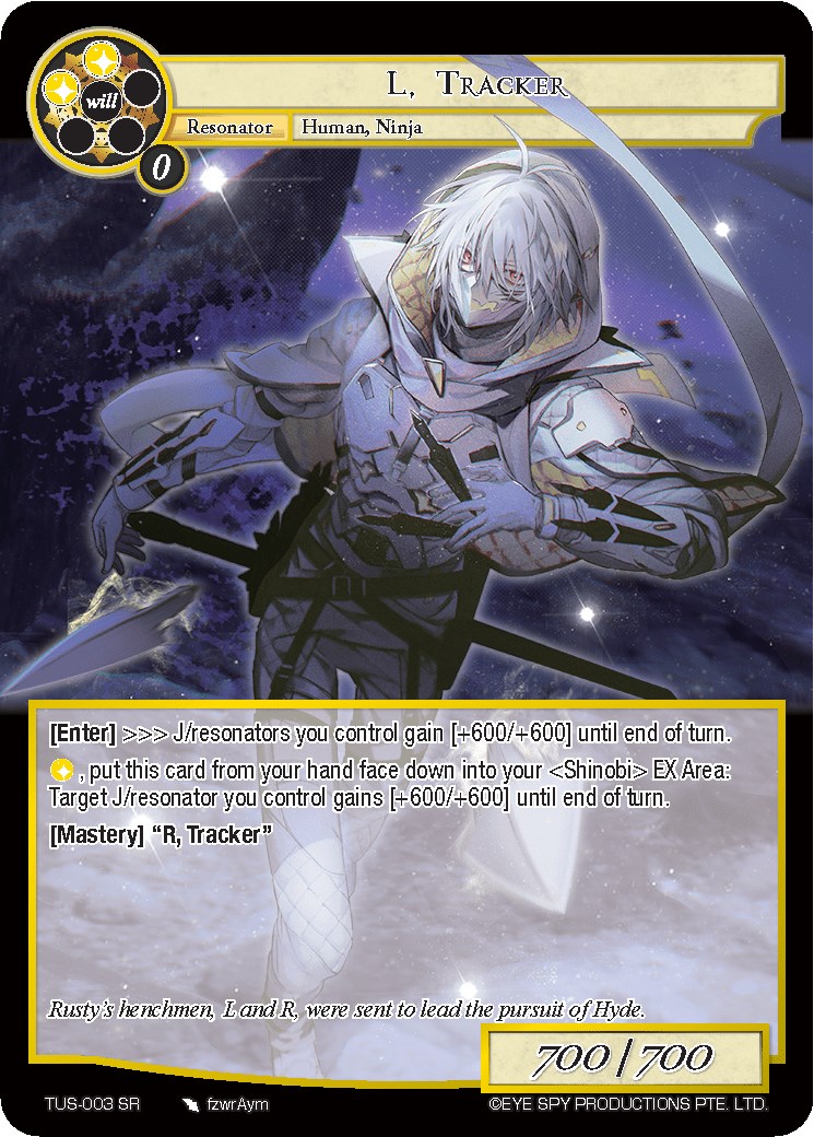 L, Tracker - The Underworld of Secrets - Force of Will