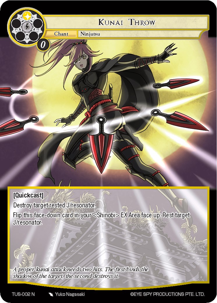 Kunai Throw - The Underworld of Secrets - Force of Will